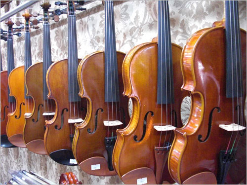 Online Free Fun: second hand violins