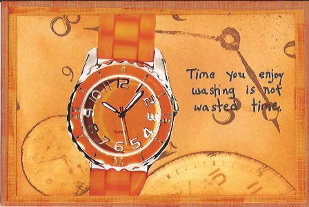 Mail me some art: Orange postcards - part 1