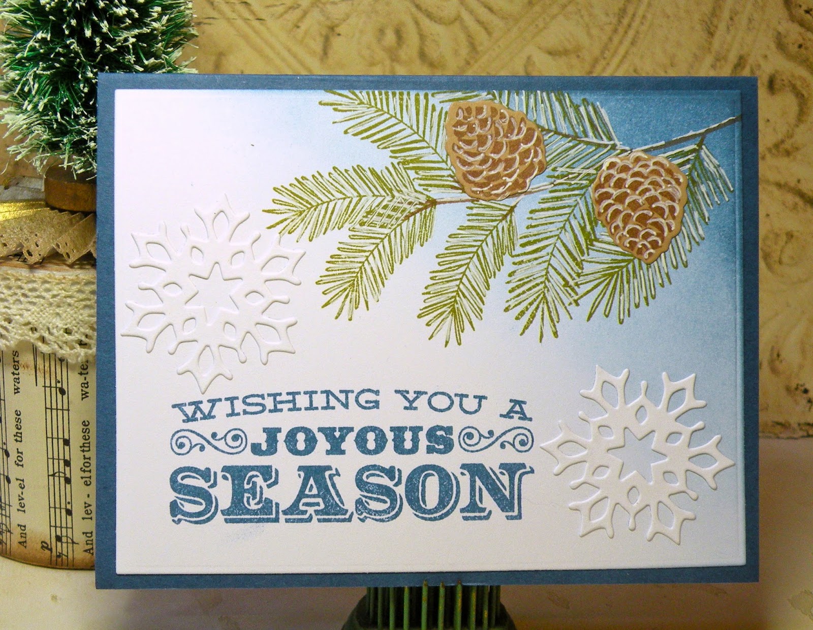 Crafting While I Wait: PTI November Blog Hop ~ Snowflakes