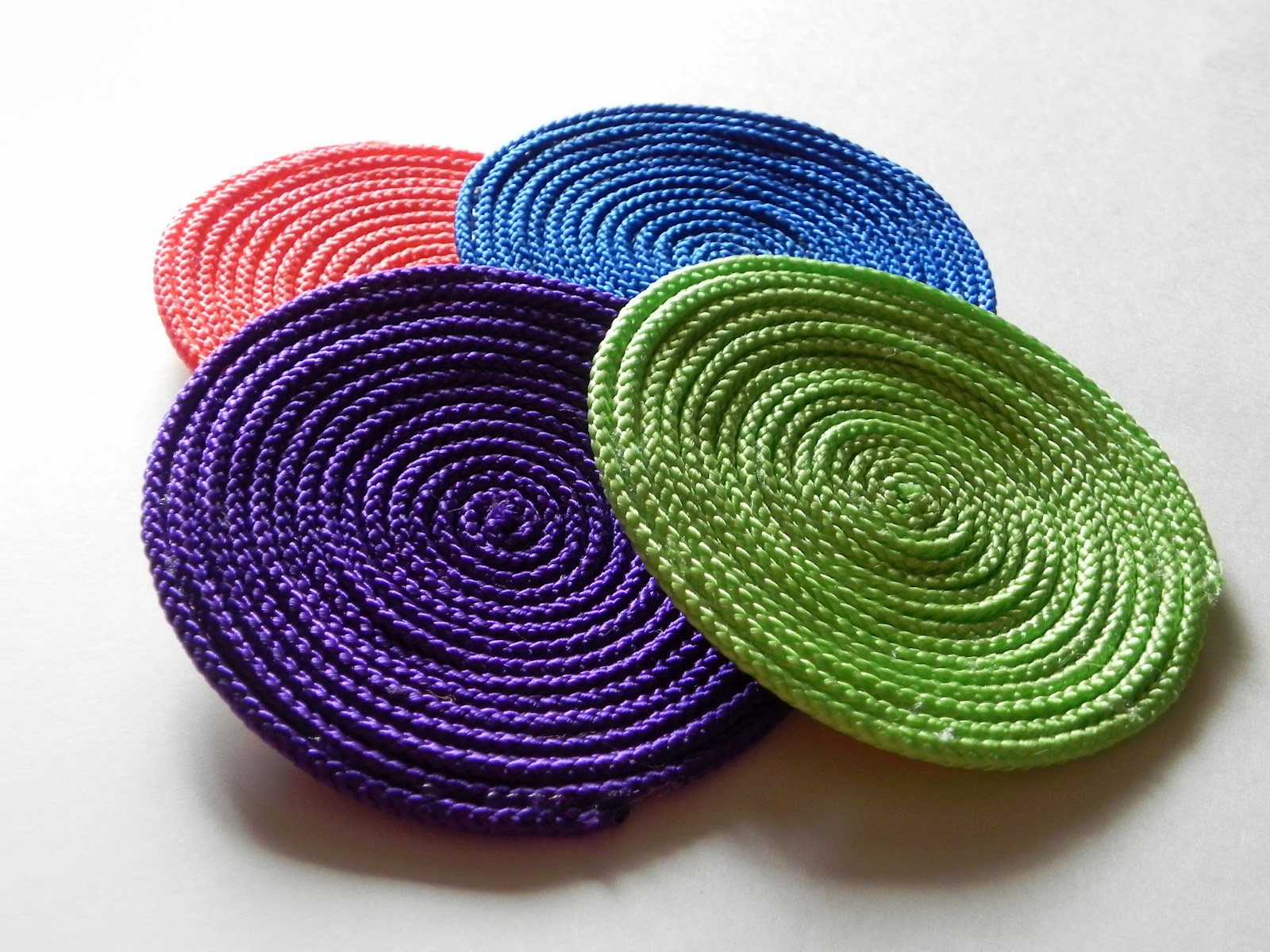 Smart n Snazzy: DIY ~ Nautical Neon Rope Coasters