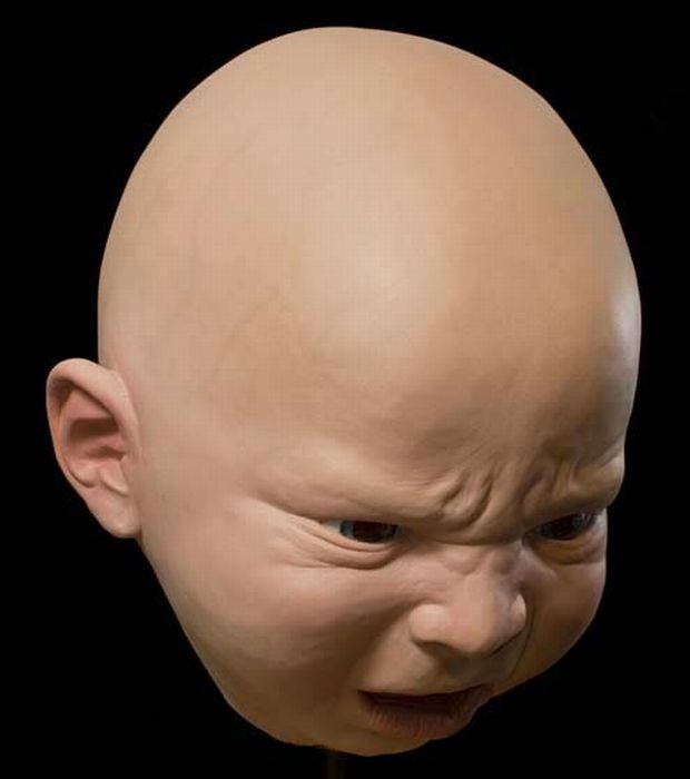 Catharine Mphee: Realistic Baby Head Masks