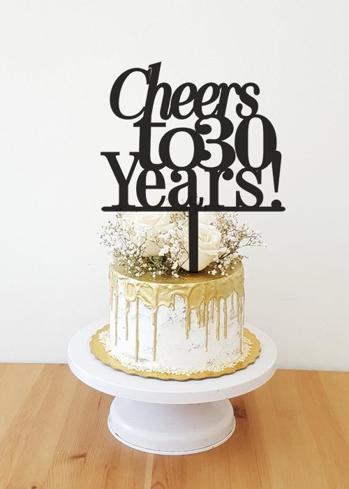 Cheers cake topper