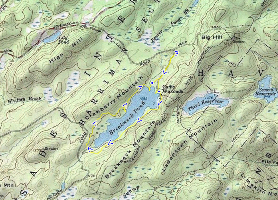 Harriman Hiker: Harriman State Park and Beyond: Breakneck Pond AMC ...