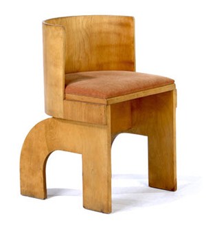 Furniture and wood shavings: Gerald Summers