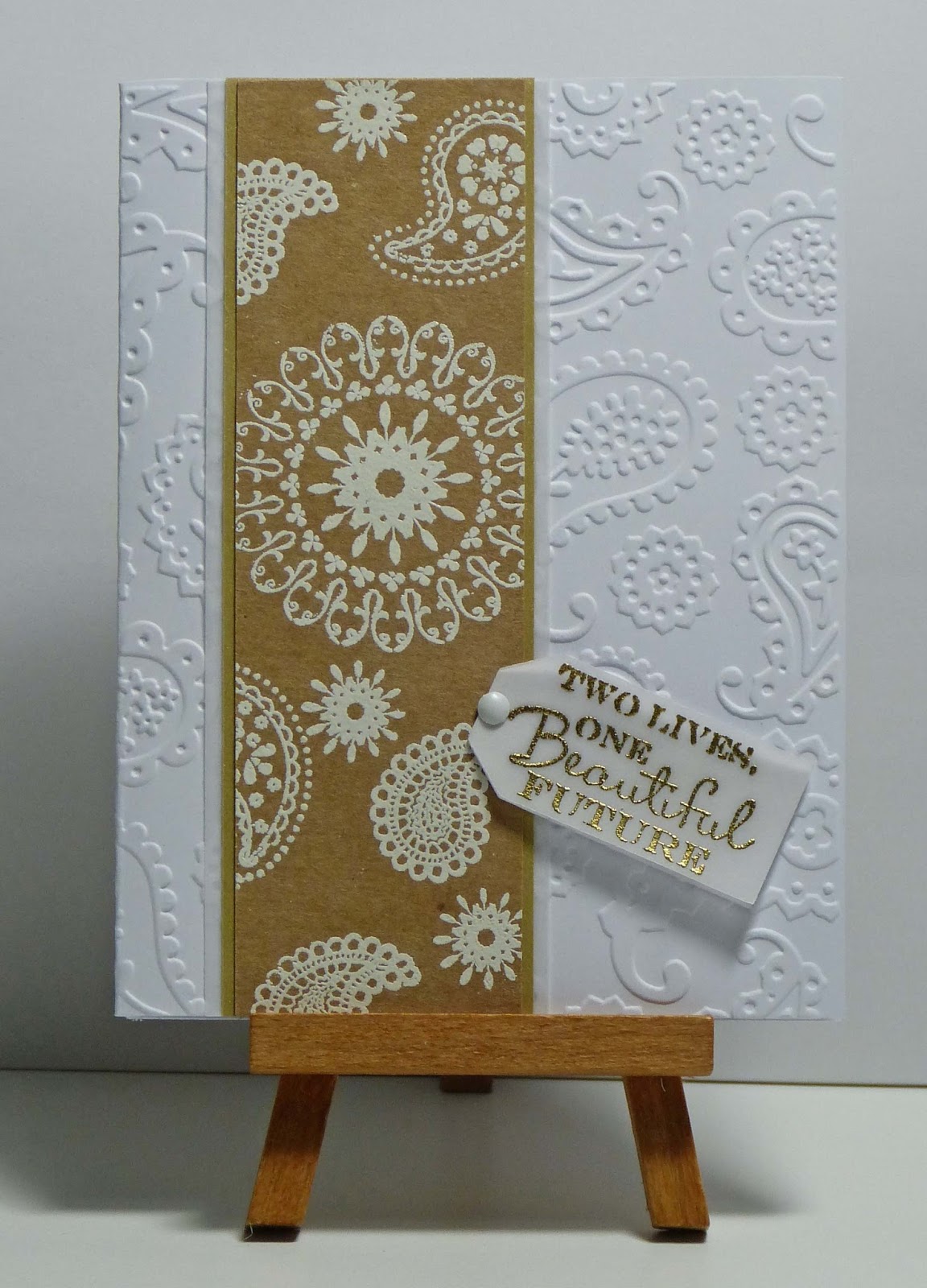 Cathy's Card Spot: Rustic wedding card