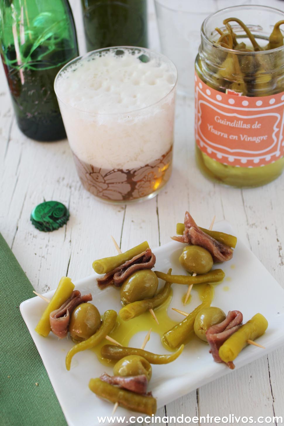 Gildas. Cómo prepararlas paso a paso. - Cocinando Entre Olivos