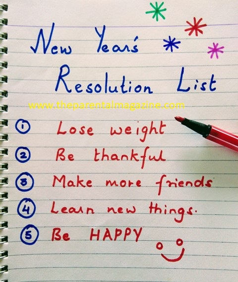The Parental Magazine: 15 Best New Year's Resolutions List
