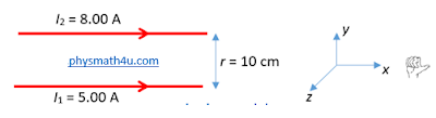 Magnetic field produced by two parallel current-carrying wires Problems ...