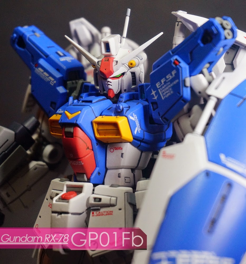 Custom Build: RG 1/144 Gundam GP01 FB Full Burnern "Detailed"