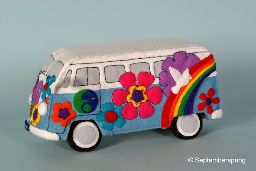 Septemberspring Galerie: Back to the sixties: Flower Power bus en rood ...