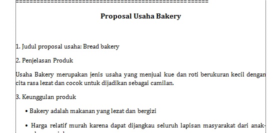 Contoh Proposal Usaha Makanan Lengkap 2021 yang Mudah di Tiru & Modifikasi