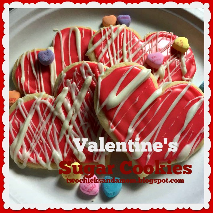 twochicksandamom.blogspot.com: Valentine's Day Cookies and Bakery Icing
