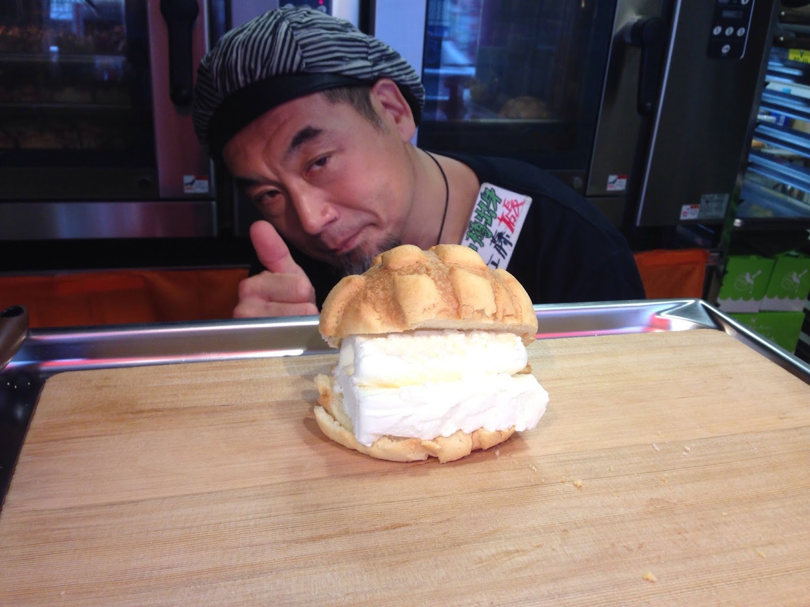 Asia Is For Lovers: Melon-pan Ice Cream Sandwiches in Shibuya