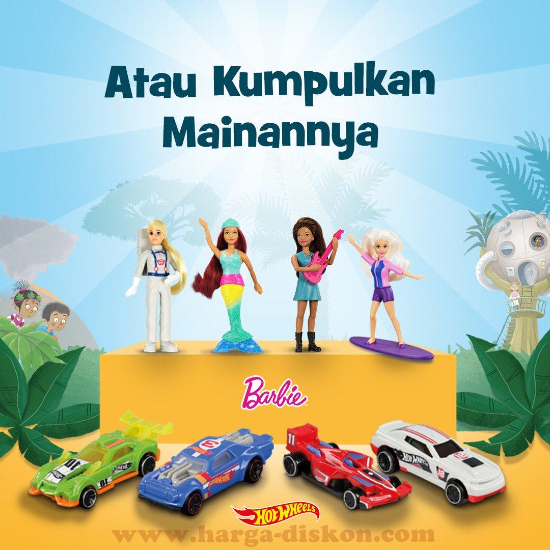 Dapatkan koleksi mainan GRATIS setiap pembelian paket Happy Meal McDonalds.