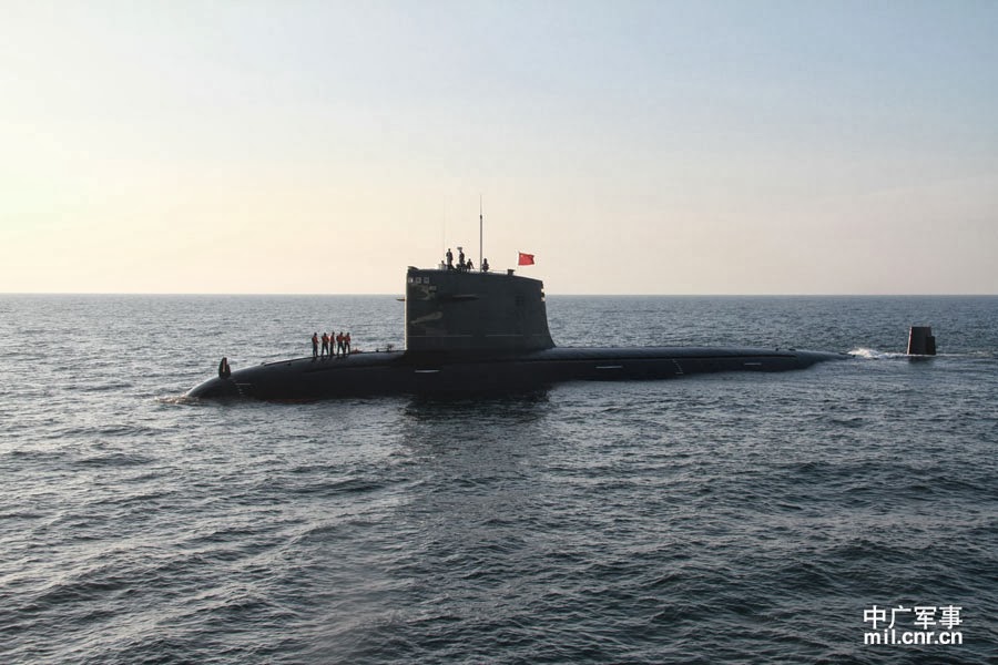 China Defense Blog: Home coming welcome to a 091 HAN Class nuclear ...