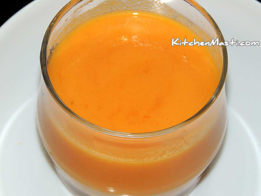 Carrot Milkshake Recipe | Vegetarian Recipes