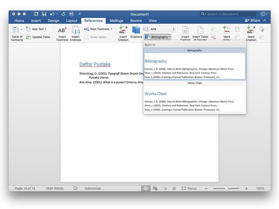 Cara Mudah Membuat Daftar Pustaka Otomatis di Ms Word Cara Mudah Membuat Daftar Pustaka Otomatis di Ms Word
