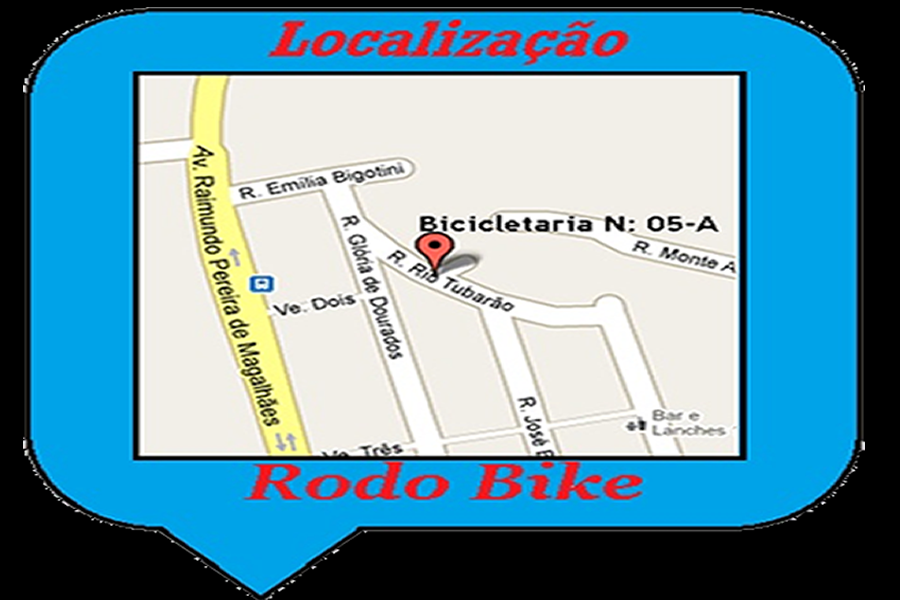 Rodo Bike_Bicicletaria: LOCALIZAÇÃO