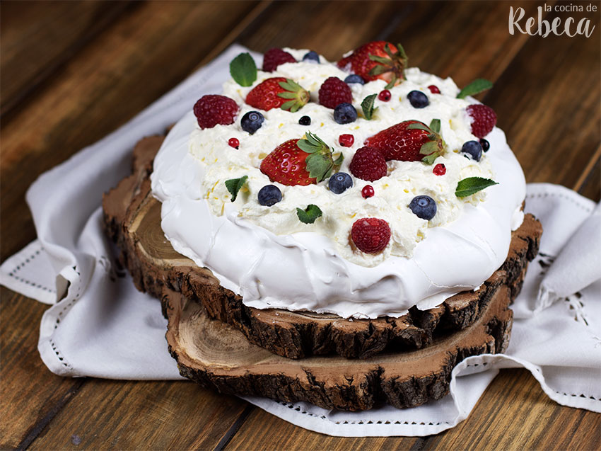 La cocina de Rebeca: Pastel Pavlova