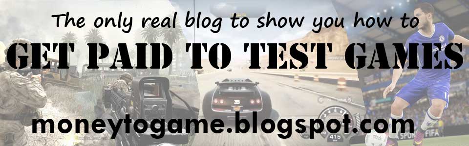 Get paid to be a game tester