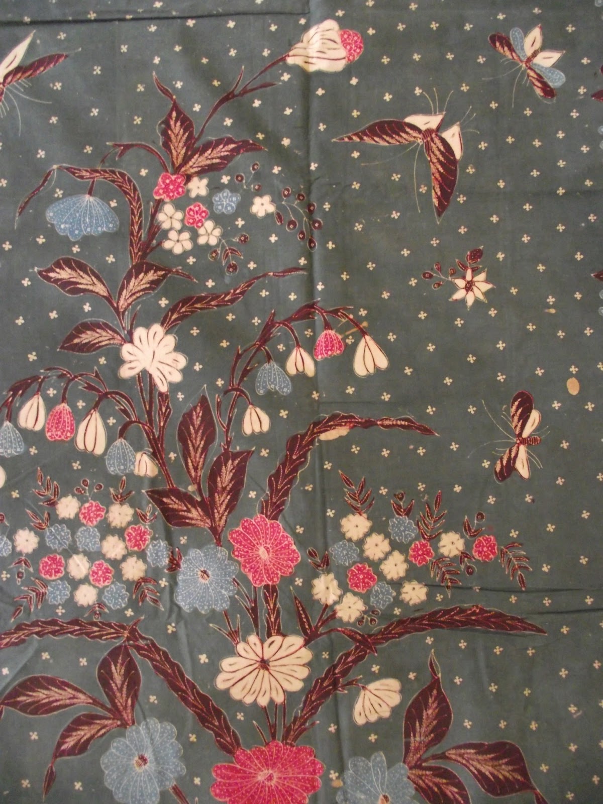 "wren" Dutch influence Batik / Batik pengaruh Belanda "gelatik ...