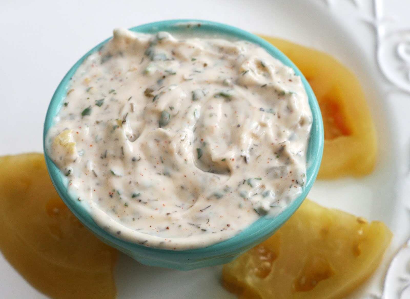 Hot Pickled Green Tomato Rémoulade – Coconut & Lime