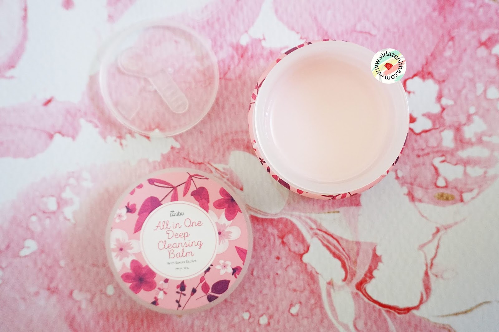REVIEW FANBO ALL IN ONE DEEP CLEANSING BALM WITH SAKURA EXTRACT (PINK ...