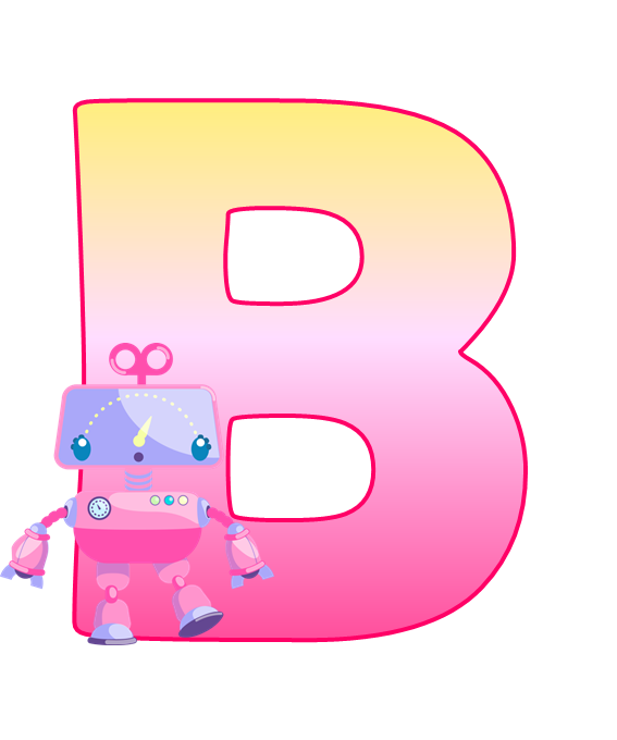 Kits imprimibles gratis : Abecedario robot