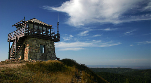 Historical Marker: Cerney tells about Black Hills fire towers