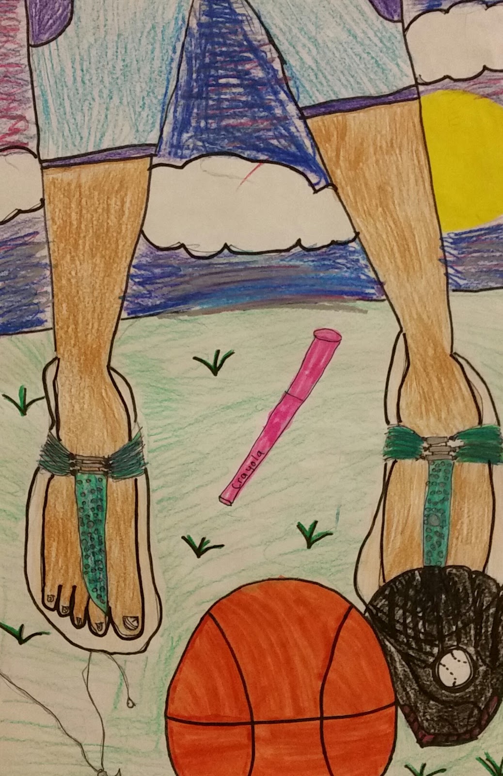 Crazy Busy Art Room: Shoe Portraits