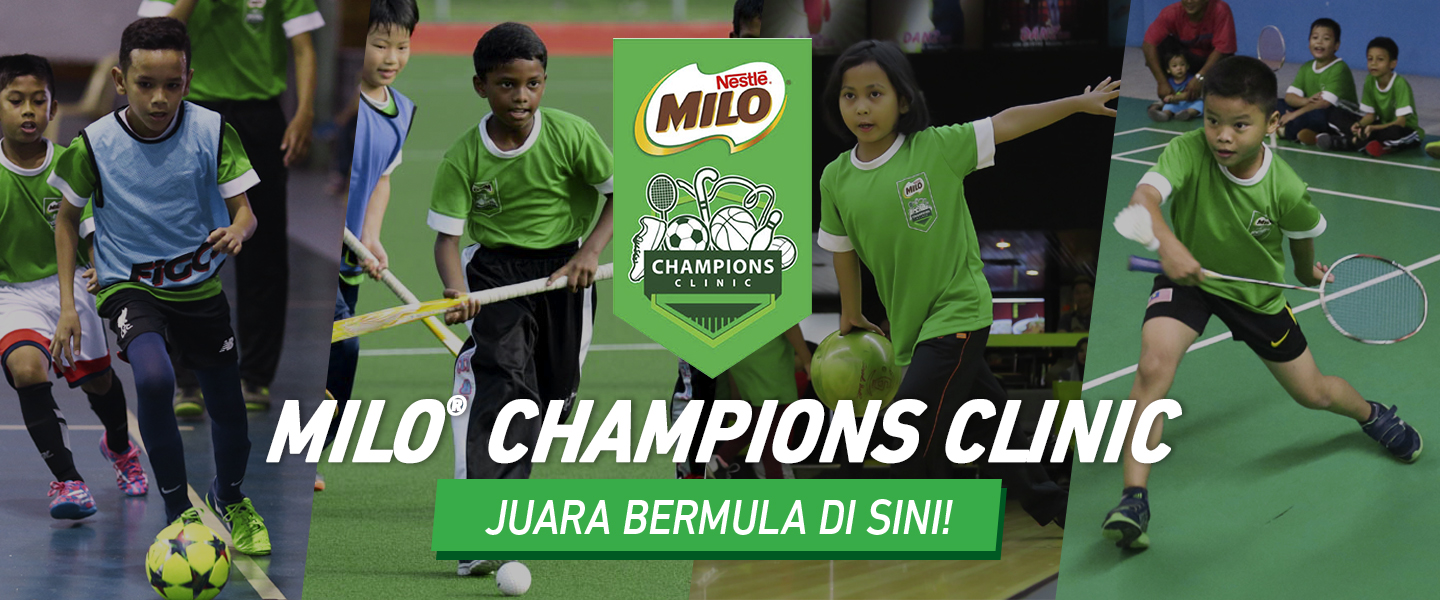 Daftar Anak-Anak Sertai MILO® Champions Clinic: E-Coaching! Peluang Mendapat Bimbingan Bersama ...
