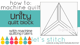 Piece N Quilt: How to: Machine Quilt a Unity Motif on a Square Quilt ...