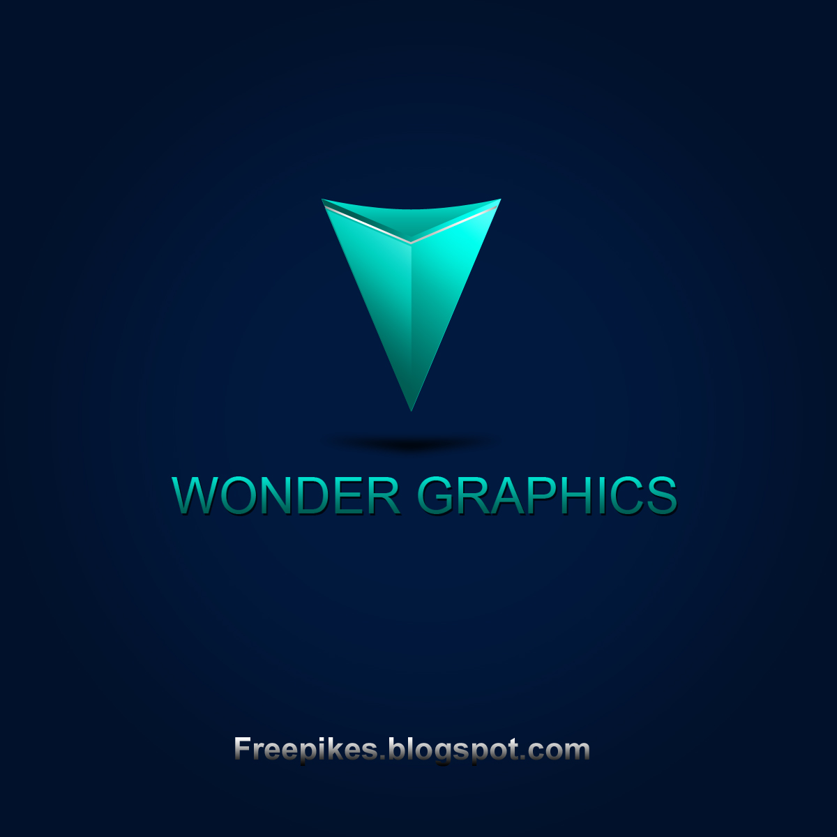 Wonder Graphics Design PSD 3D Logo Design Freepikes ~ FreePikes