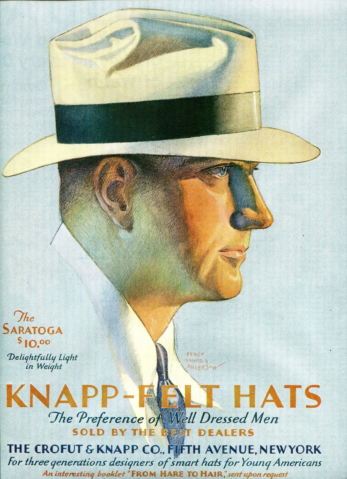 Vintage Hat Advertisements.