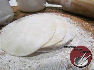 Antonio En Su Cocina: OBLEAS PARA EMPANADILLAS CHINAS, GYOZAS Y DUMPLINGS