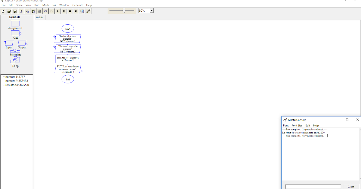 Primer diagrama en raptor