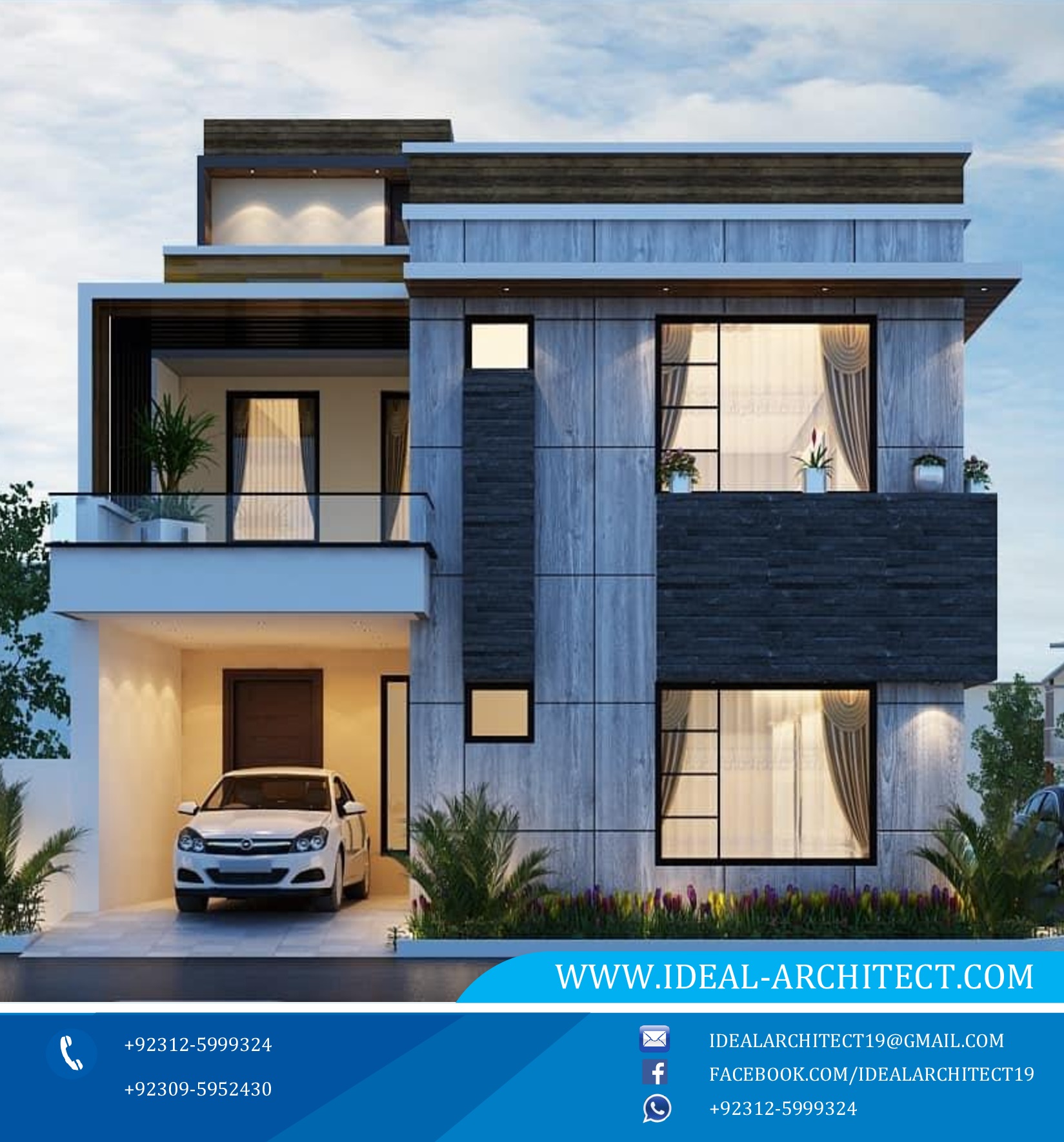 5 Marla House Front Design