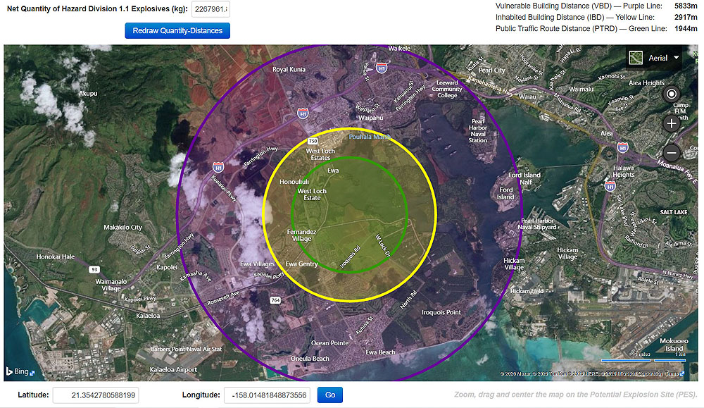 West Loch Blast Zone: How To Determine West Loch Explosive Arc Circle ...