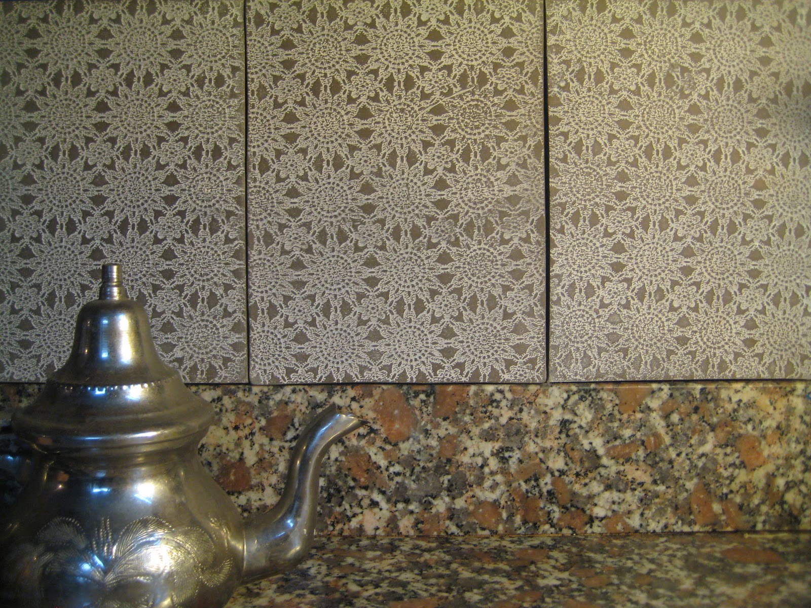 mud hut company: Moroccan Lace tile collection in House and Garden