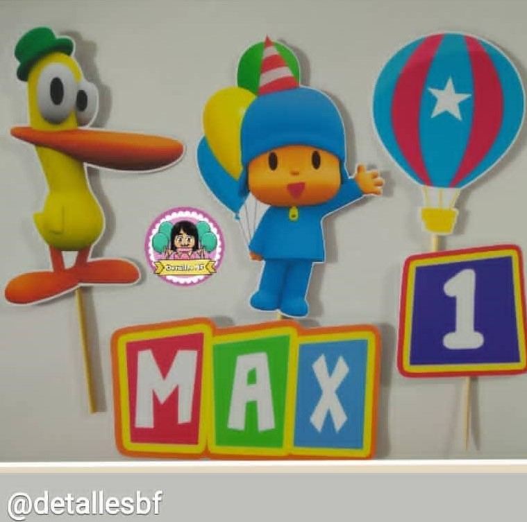 Topper Pocoyo Max 1 - Mis Toppers Tus Toppers