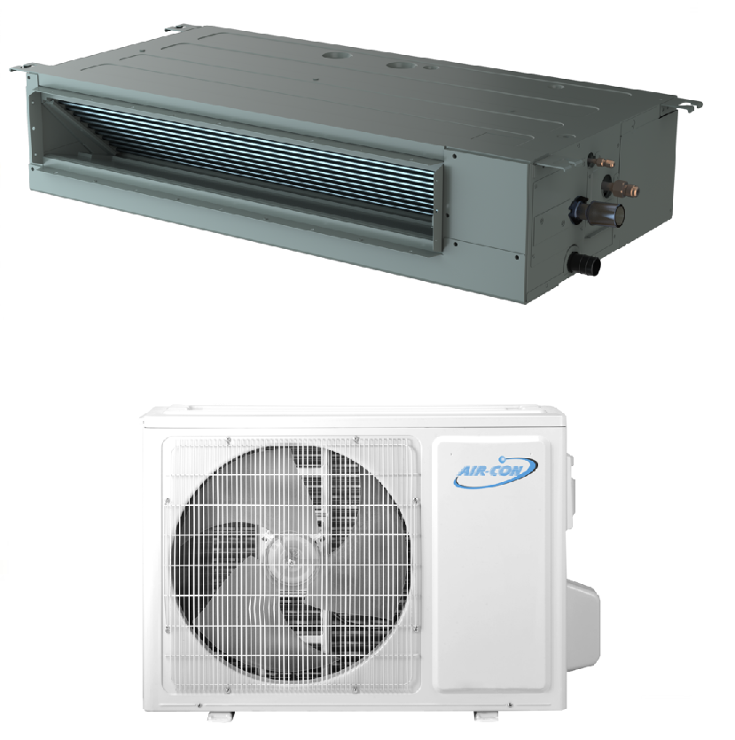 All New Mini Split Ductless HeatPump Systems: Slim Ducted Mini Split Heat Pump AC in ...