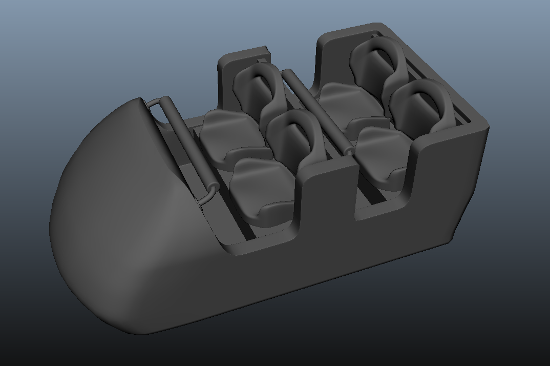 Animated Roller Coaster: Progress in Maya