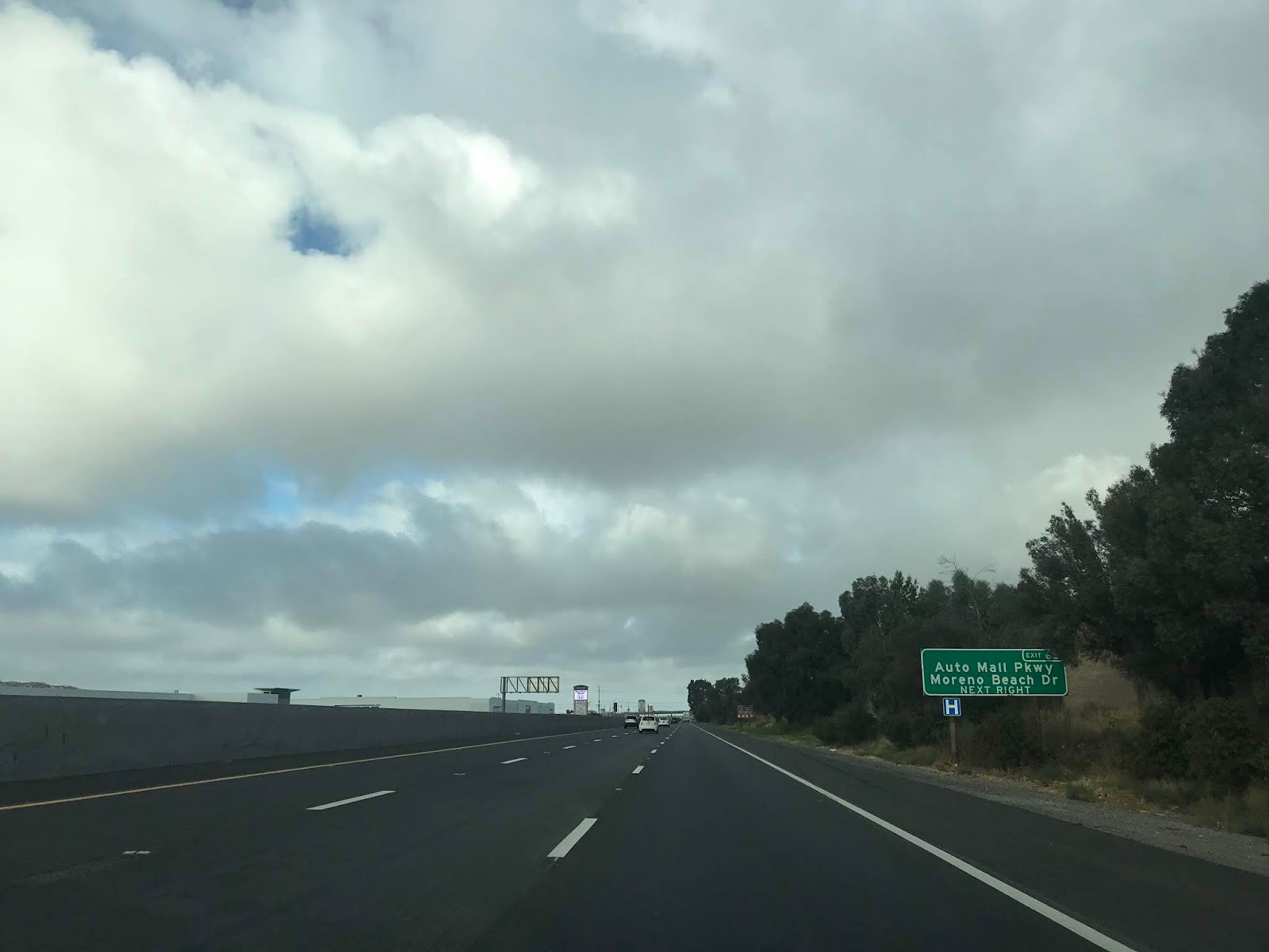 California State Route 60/Former US Route 60/70 through the Moreno ...