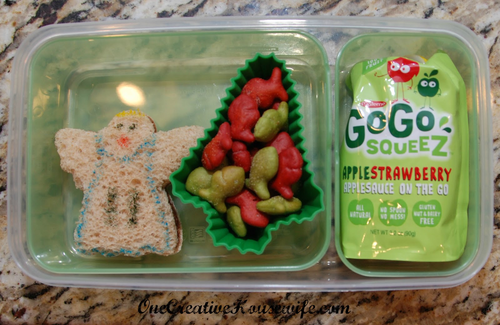 One Creative Housewife: Lunches Week 16 - Advent Style 2
