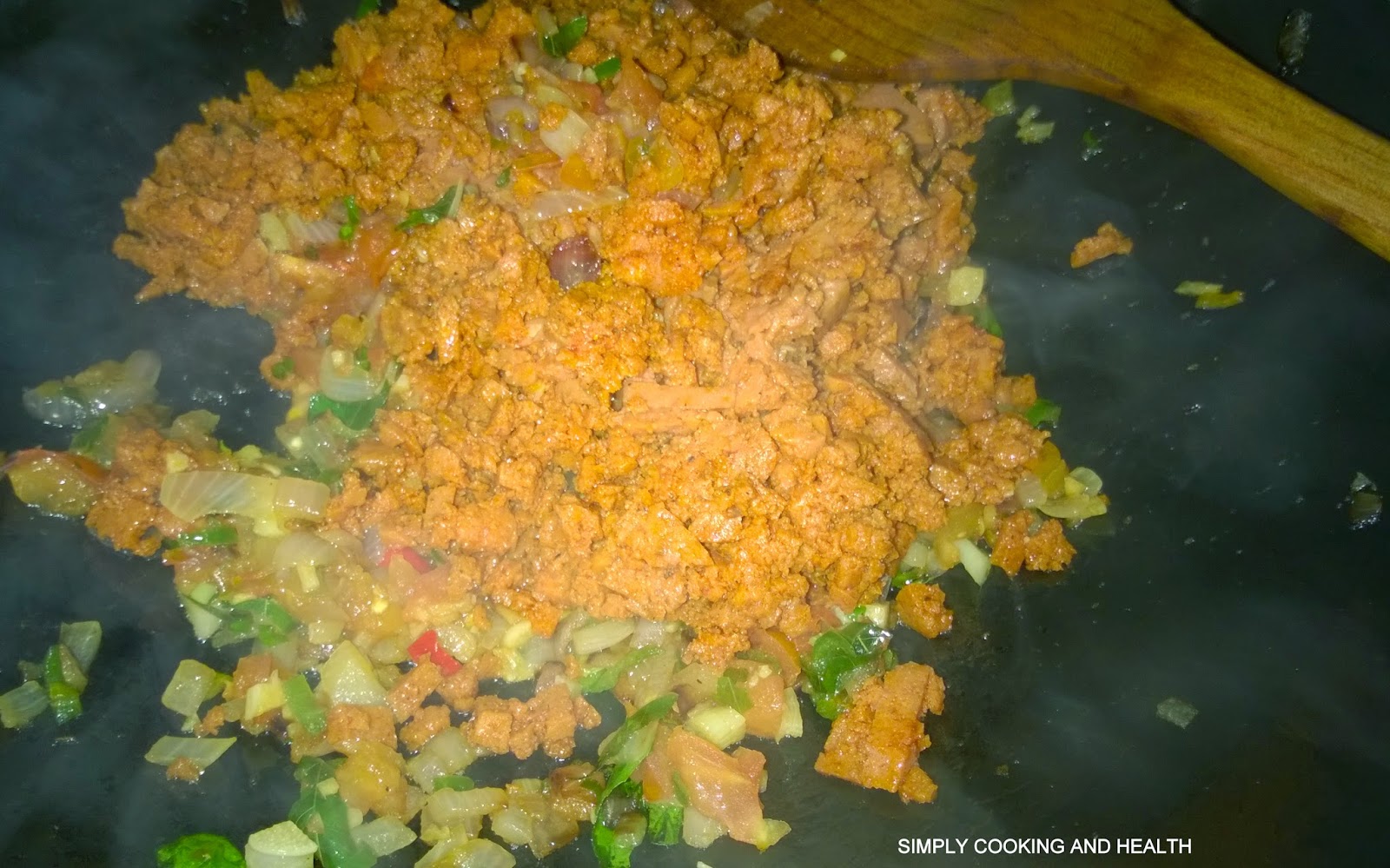 Simply Cooking and Health: Spicy fried pork luncheon meat