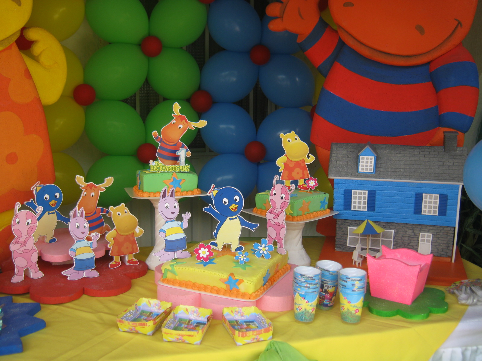 Majestik eventos: FIESTA BACKYARDIGANS