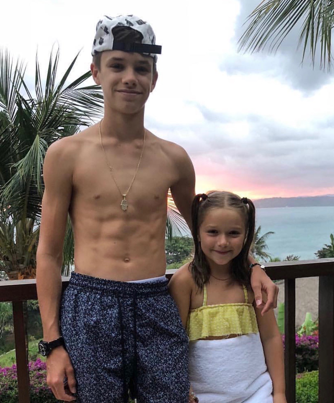 Romeo Beckham And Harper