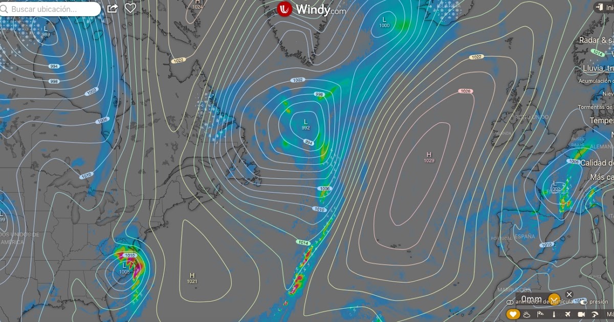 Geografía e Historia: Tiempo atmosférico. Ejemplos.