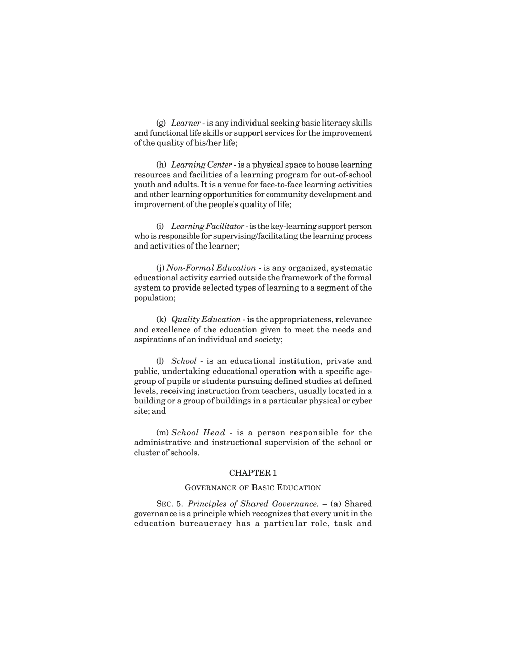 ra 9155 - philippin news collections