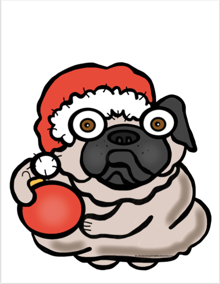 PIG THE ELF TEACHER PUPPET STICKS ~ Book Units by Lynn